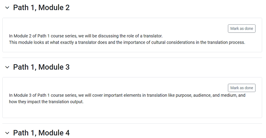 Basic Translator Training - Parts of courses missing? - TWB Learning Center - TWB Community Forum